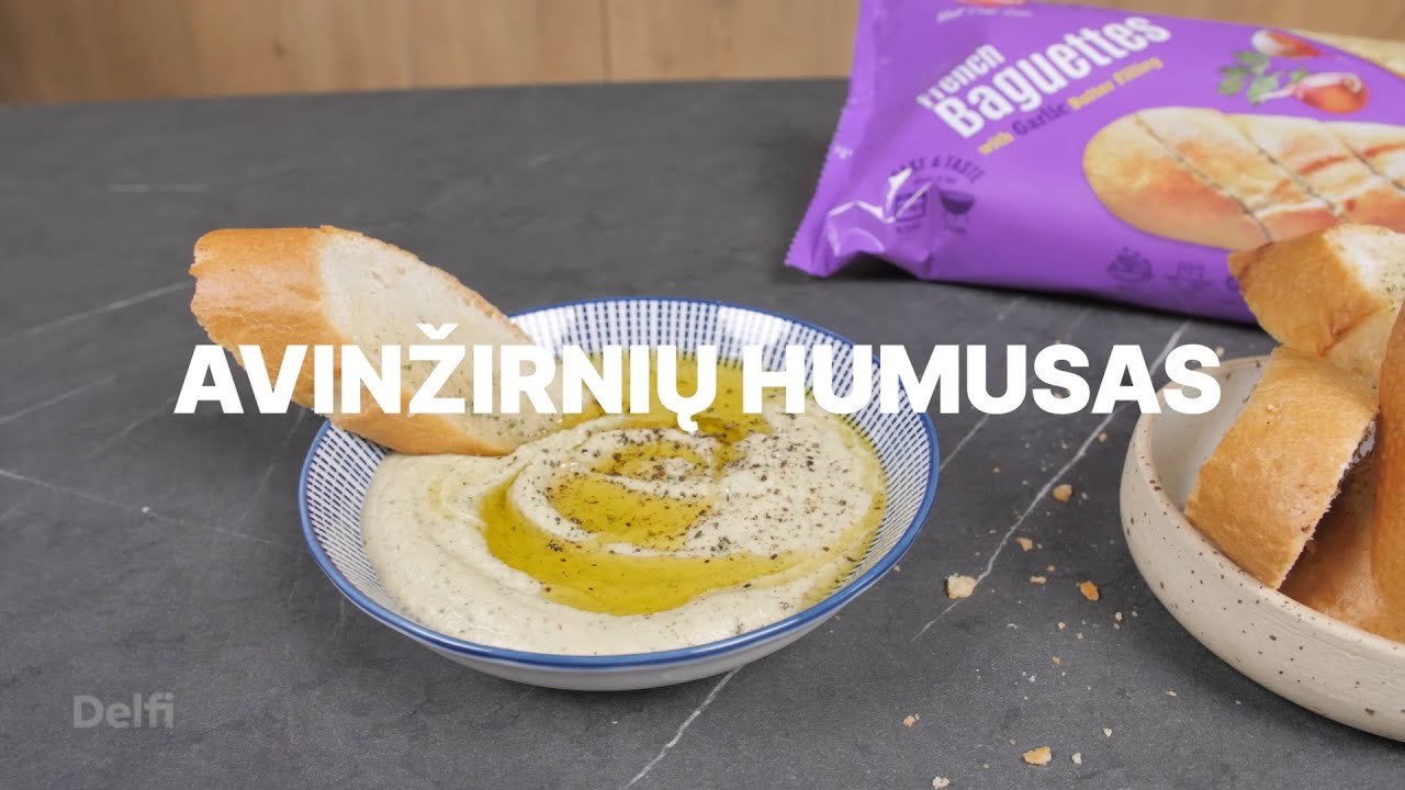 ≫ Humuso receptas: paprastas ir skanus